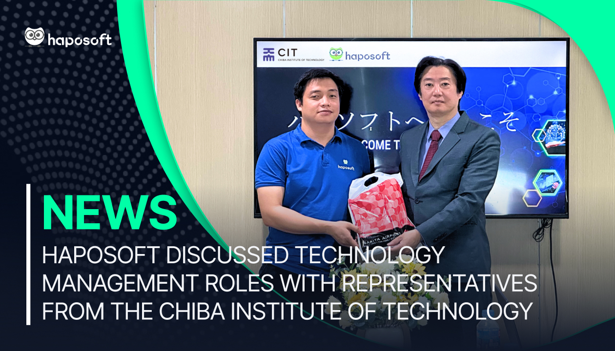 Haposoft discussed technology management roles with Representatives from the Chiba Institute of ...
